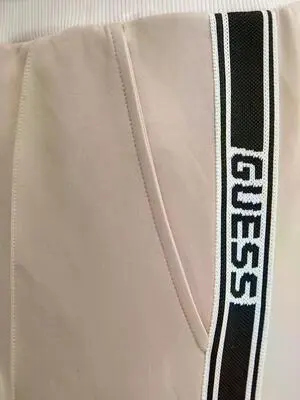 Guess Side-stripe Track Pants - Neutrals