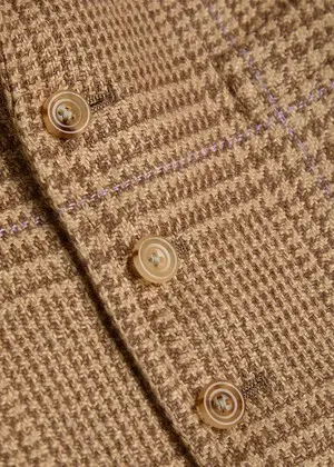 Polo Ralph Lauren Checked Linen-blend Waistcoat