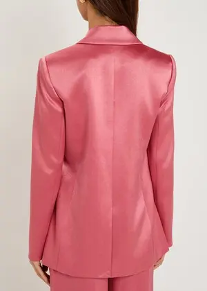 Alice + Olivia Billie Satin Blazer