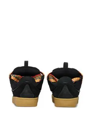 LANVIN Curb Lace-up Sneakers - Black