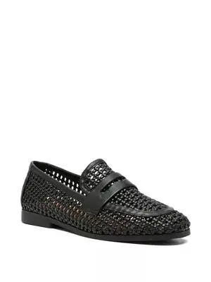 SERGIO MORETTI FIRENZE Woven Penny Loafers