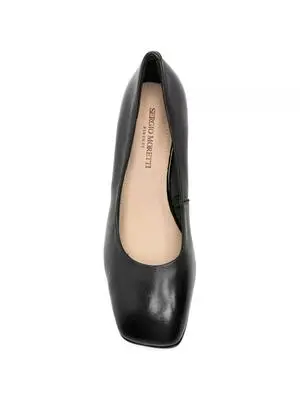 SERGIO MORETTI FIRENZE Square-toe Block-heel Pumps