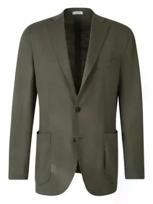Boglioli Wool Single-breasted Blazer - Green
