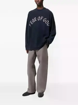 Fear Of God Logo-print Long-sleeved T-shirt