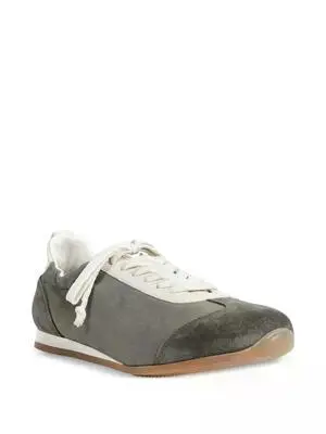 UMA WANG Paneled Lace-up Sneakers - Grey