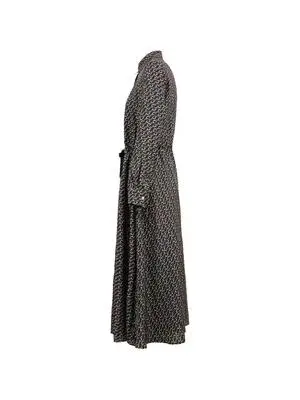 Herno Printed Silk Shirt Dress
