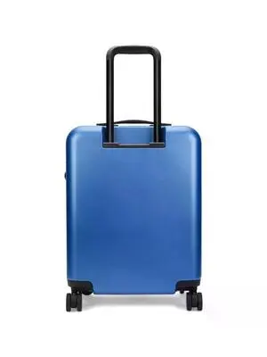 K-WAY Debossed-logo Suitcase - Blue