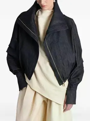 BATAKOVIC Funnel Neck Denim Jacket