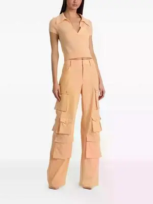Alice + Olivia Andi Polo-collar T-shirt