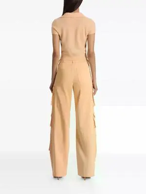 Alice + Olivia Andi Polo-collar T-shirt