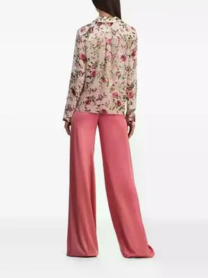 Alice + Olivia Eloise Floral Embroidery Shirt