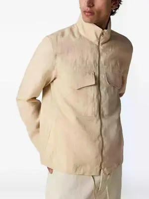 Paul Smith Zip-up Jacket With Drawstring Hem