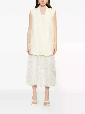 Sportmax Oversized Gilet - Neutrals