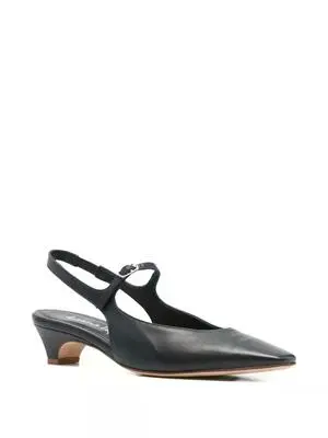 LORENA PAGGI Pointed-toe Slingback Pumps