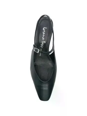 LORENA PAGGI Pointed-toe Slingback Pumps