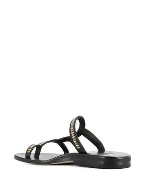 Calleen Cordero Embellished Cruz N Sandals - Black