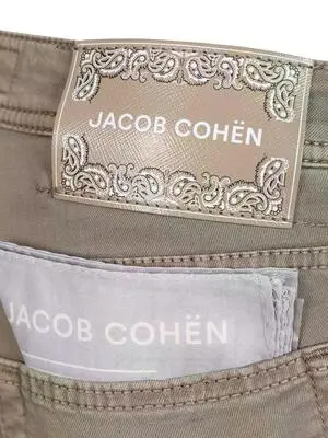 Jacob Cohen Nick Slim-fit Jeans With Contrast Topstitching - Neutrals