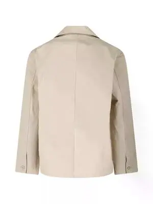 ROY ROGER'S Logo-patch Jacket - Neutrals