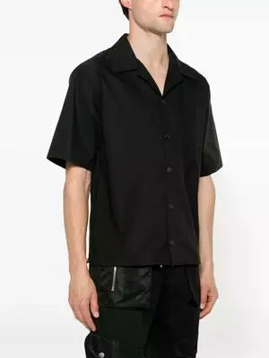YES LONDON Camp-collar Short-sleeve Shirt