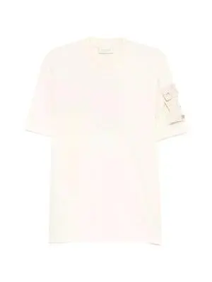 YES LONDON Flap-pocket T-shirt - Neutrals