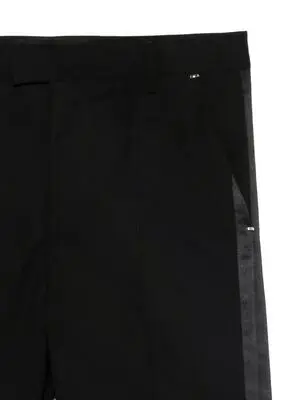 LES HOMMES Satin-stripe Tailored Trousers