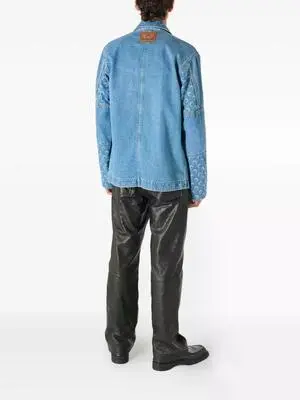 MARINE SERRE Moon-print Denim Jacket
