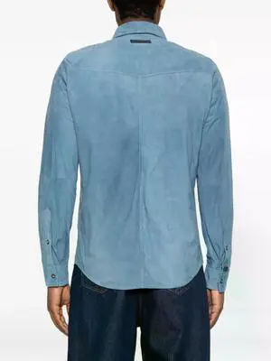 Jacob Cohen Suede Button-up Overshirt