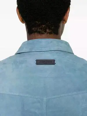 Jacob Cohen Suede Button-up Overshirt
