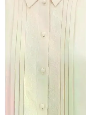 Valentino Garavani Cady Shirt With Lace Trim