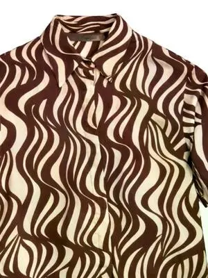 Enza Costa Resort Wave-print Shirt