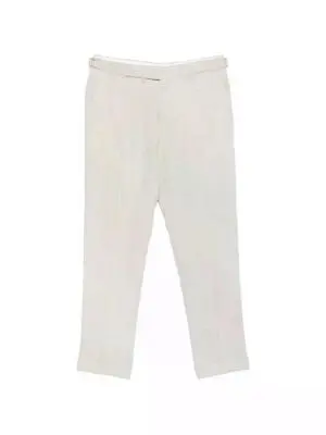 BRIGLIA 1949 Tailored Trousers With Side Adjusters - Neutrals