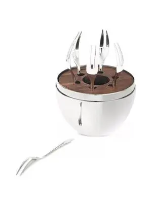 Christofle Mood Yummy Dessert Forks - Silver