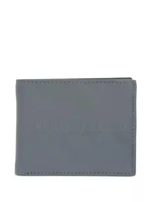 Karl Lagerfeld Debossed-logo Bifold Wallet - Grey