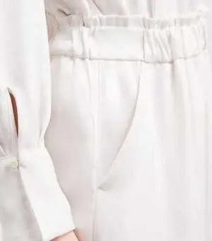 Claudie Pierlot Satin Wide-leg Trousers