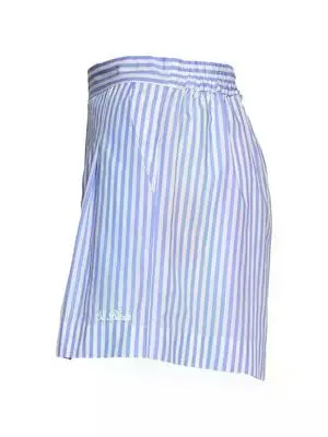 MC2 SAINT BARTH Amani Striped Shorts - Blue