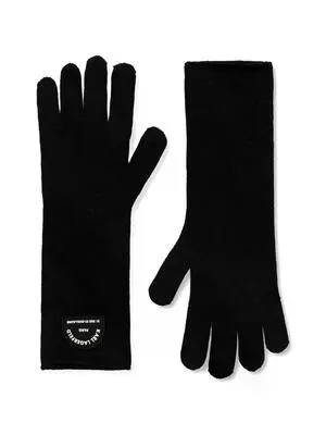Karl Lagerfeld Logo Patch Knitted Gloves