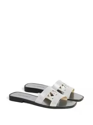 Karl Lagerfeld Glitter Effect Slides