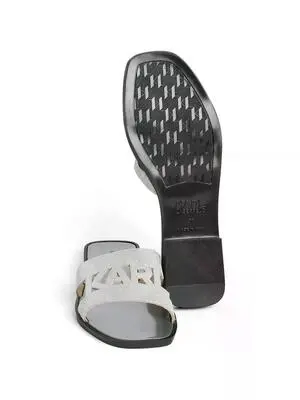 Karl Lagerfeld Glitter Effect Slides