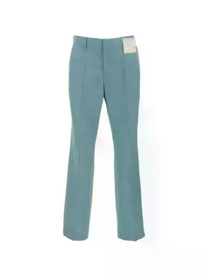 MAISON MARGIELA Frayed-effect Trousers - Blue