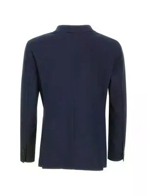 MARCHESANI Honeycomb-weave Slim-fit Blazer