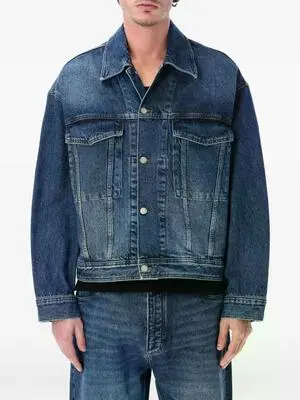 Studio Nicholson Faded Effect Denim Jacket