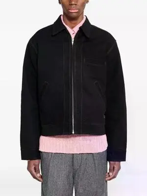 StÜssy Work Contrast-stitch Collared Jacket