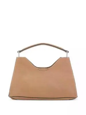 GIANNI CHIARINI Aurora Leather Shoulder Bag - Brown