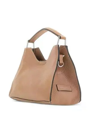 GIANNI CHIARINI Aurora Leather Shoulder Bag - Brown