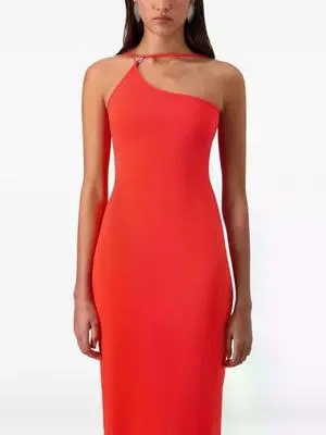 Coperni C-logo One-shoulder Dress