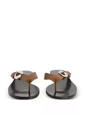 Coperni Lizard-effect Buckle Sandals