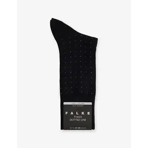 Falke Tiago Dotted Line Socks - Black