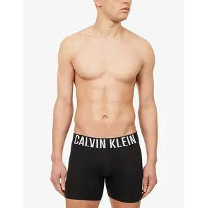 Calvin Klein Intense Power Pack Of Three Stretch-cotton Boxer Briefs