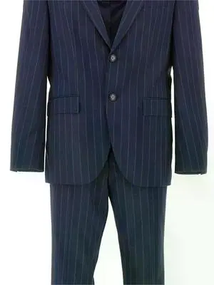 BOSS Pinstripe-print Virgin-wool Suit