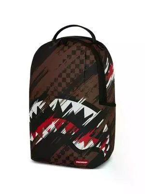SPRAYGROUND Checkered Shark-print Backpack